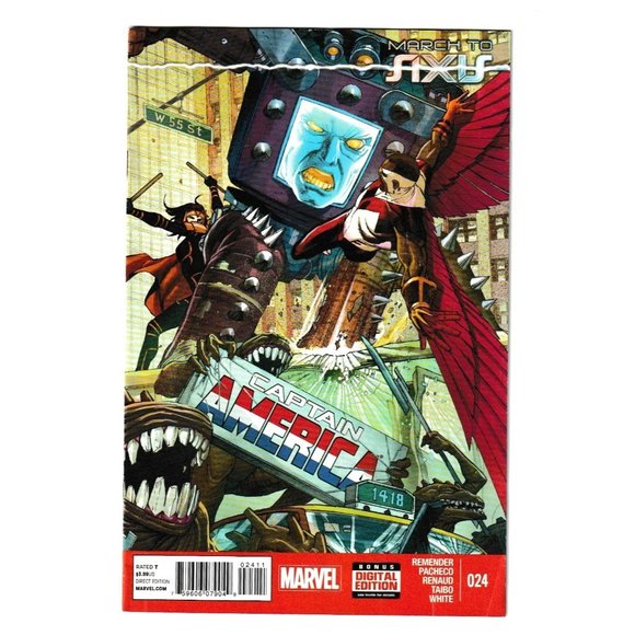 Marvel | Other | Marvel March To Sixls Captain America Direct Edition ...